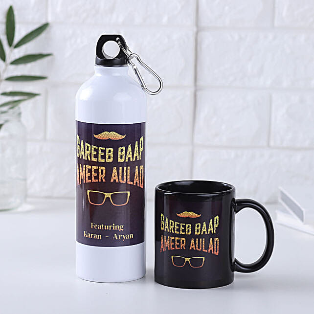 Personalised Mug and Water Bottle for Dad argentina | Gift Personalised ...