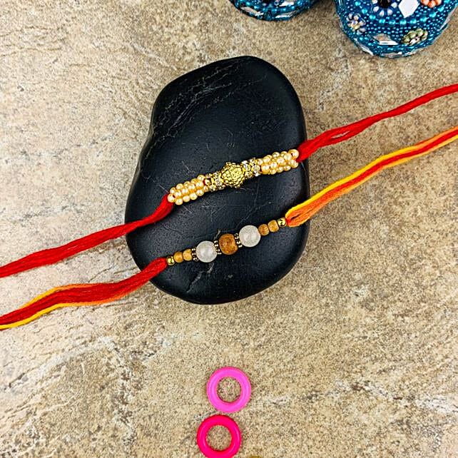 Pavitra Bandhan two Rakhi Set australia | Gift Pavitra Bandhan two ...