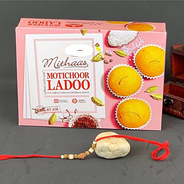 Pyar Bhara Rishta Rakhi Set With Motichoor Ladoo australia | Gift Pyar ...