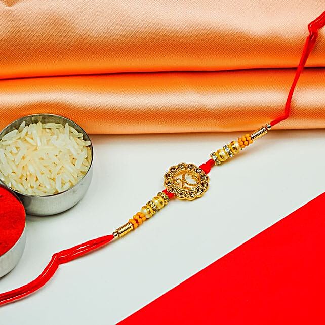 Holy Punjabi Aum Rakhi australia | Gift Holy Punjabi Aum Rakhi- FNP