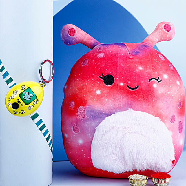 Push Button Game Rakhi & Squishmellow Toy australia | Gift Push Button ...