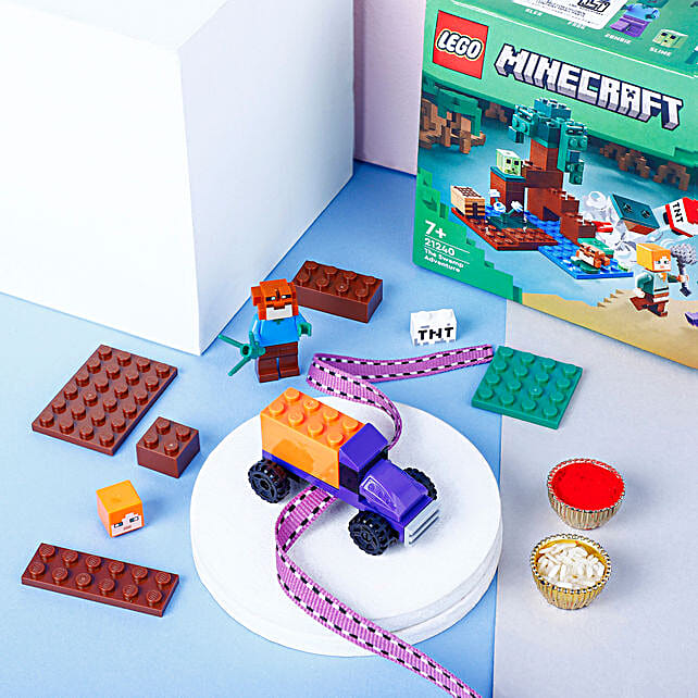 Truckload of Fun Rakhi & Minecraft Lego australia | Gift Truckload of ...