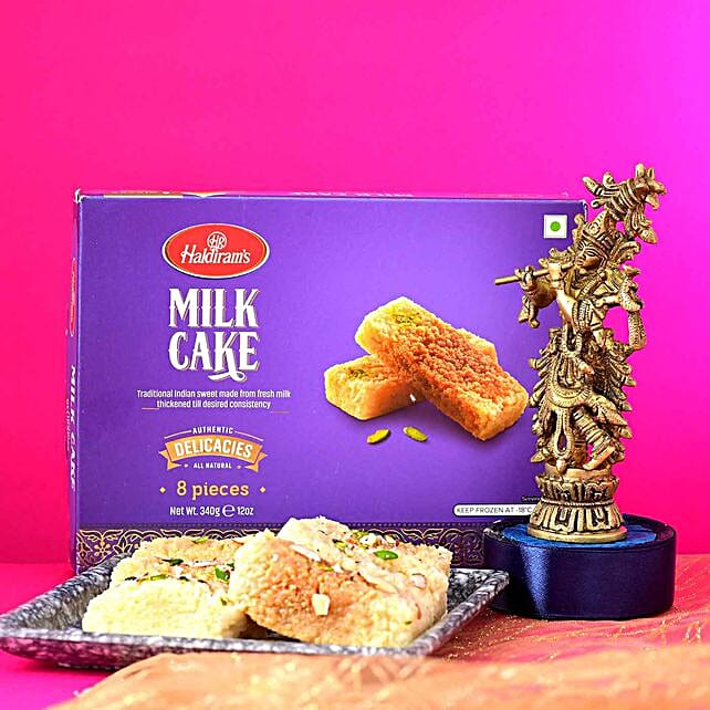 Lord Krishna's Charm Idol & Milk Cake Combo australia | Gift Lord ...