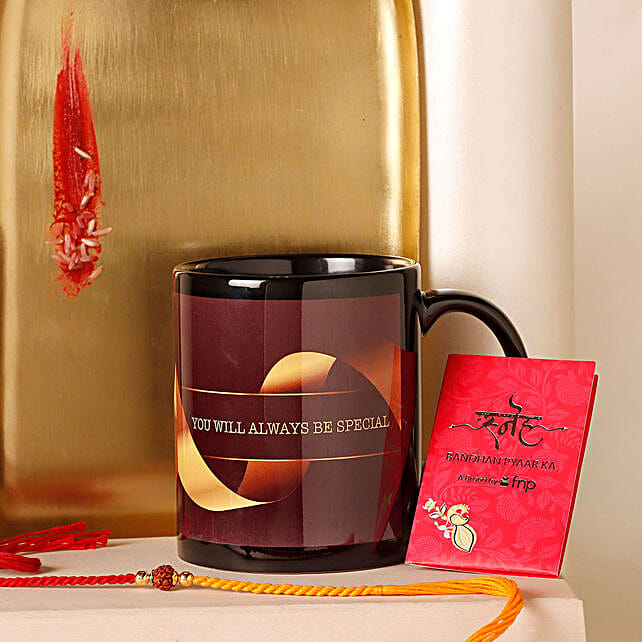 Sneh Rudraksha Rakhi and You Will Be Special Mug bahrain | Gift Sneh ...