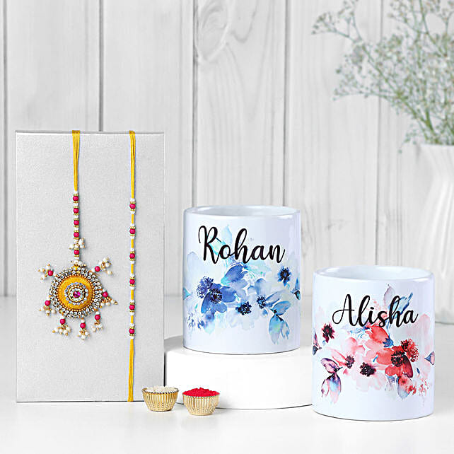 Brilliant Duo Rakhi Gift Collection bahrain | Gift Brilliant Duo Rakhi ...