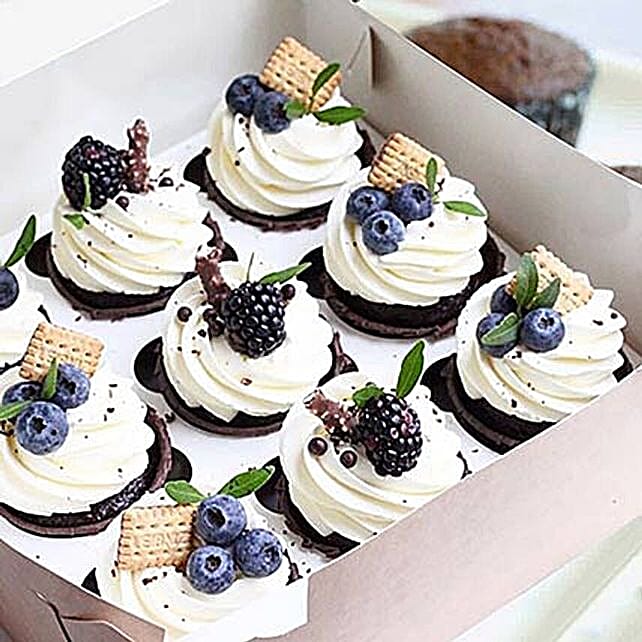 Chocolate Cupcakes bahrain | Gift Chocolate Cupcakes- FNP