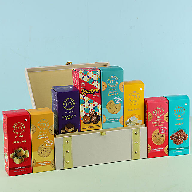 Assorted Misht Sweets Cookies Off White Gift Box bangladesh | Gift ...