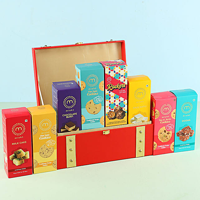 Assorted Misht Sweets Cookies Red Gift Box bangladesh | Gift Assorted ...