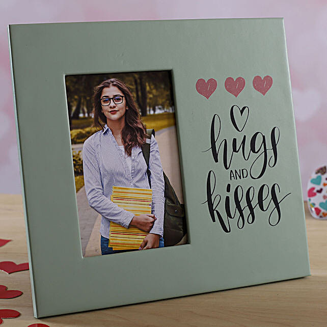 Hugs N Kisses Personalised Photo Frame brazil | Gift Hugs N Kisses ...