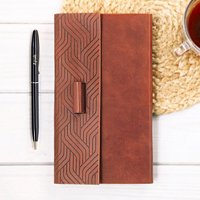 Vintage Journal & Pen Combo brazil | Gift Vintage Journal & Pen Combo- FNP