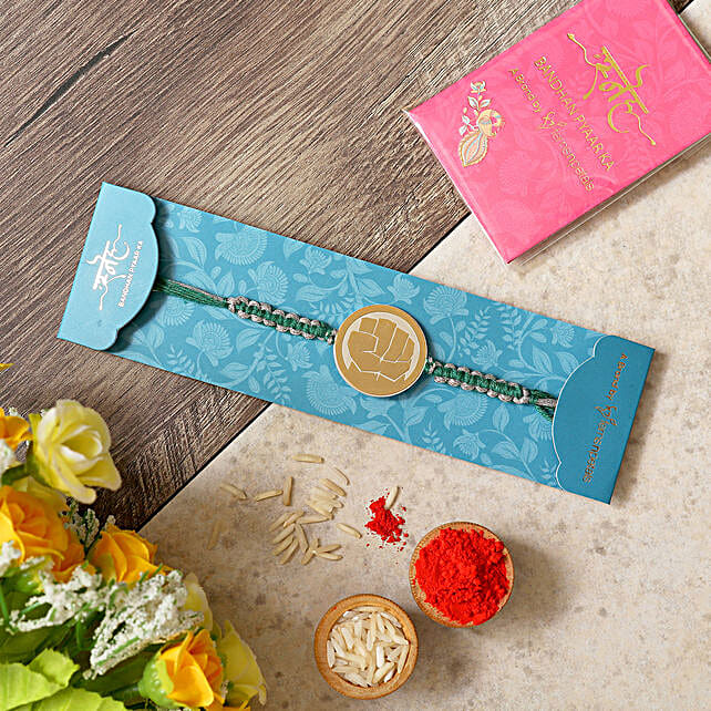 Metal Hulk Rakhi For Kids canada | Gift Metal Hulk Rakhi For Kids- FNP