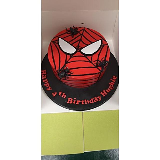 Spiderman Face Red Velvet Cake canada | Gift Spiderman Face Red Velvet ...
