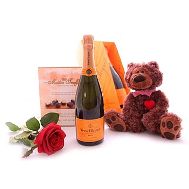 Romantic Teddy Surprise china | Gift Romantic Teddy Surprise- FNP