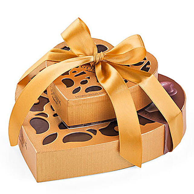 Dual Exotic Heart Chocolate Boxes cyprus | Gift Dual Exotic Heart ...