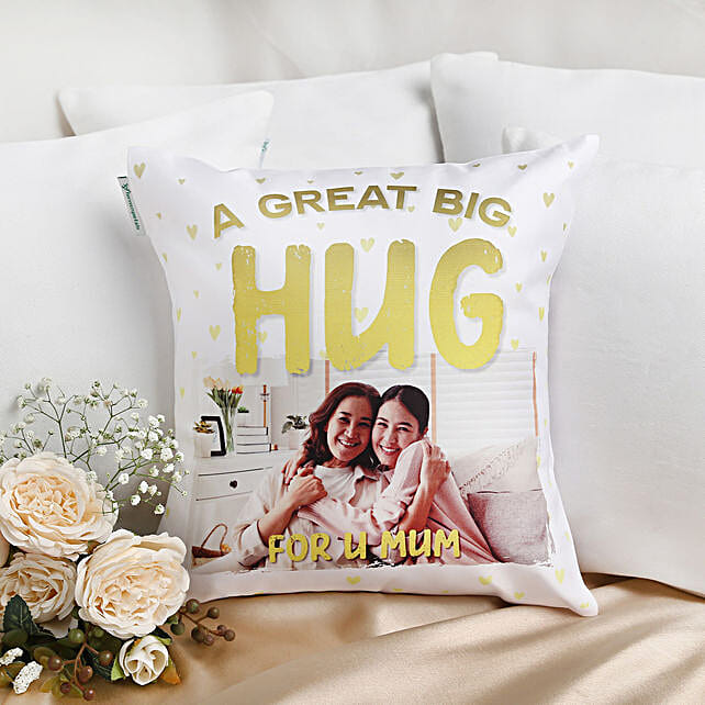 Big Hug Personalised Cushion egypt | Gift Big Hug Personalised Cushion- FNP