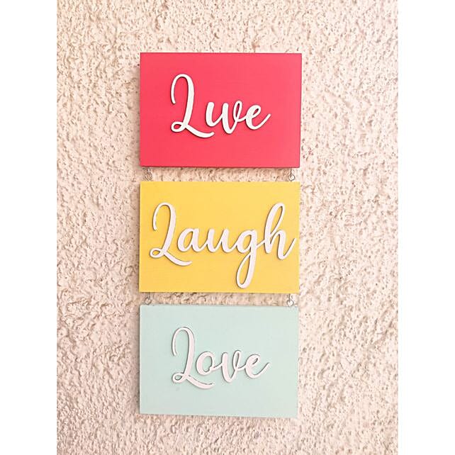 Love Laugh Love Planks 3 Pcs france | Gift Love Laugh Love Planks 3 Pcs ...