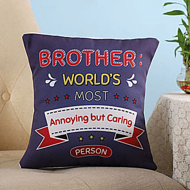 Most Caring Brother Cushion hong-kong | Gift Most Caring Brother ...