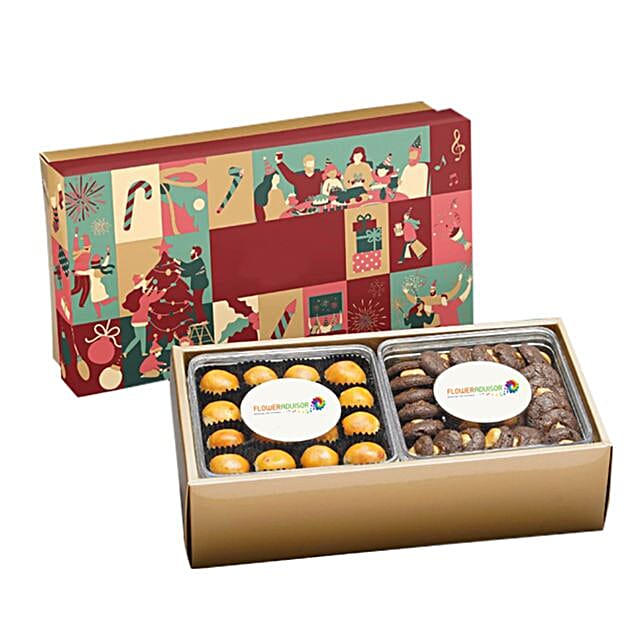 Merry Christmas Nastar And Chocolate Cookies Jars indonesia | Gift ...