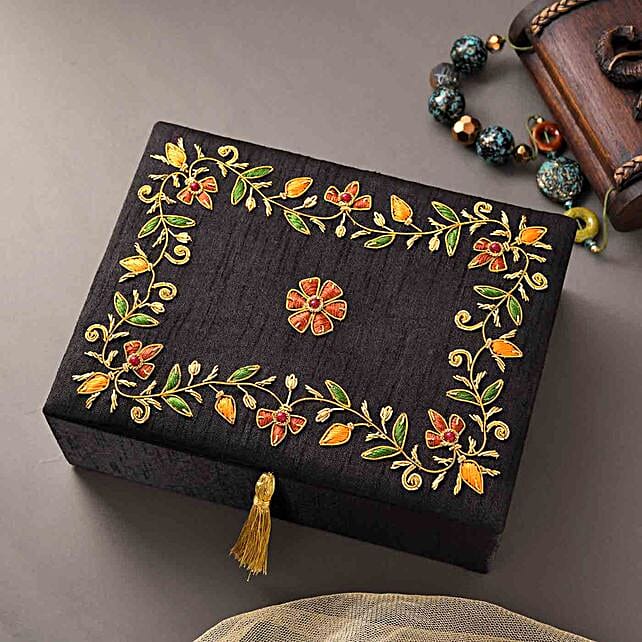 Beautiful Zari Work Jewellery Box ireland | Gift Beautiful Zari Work ...