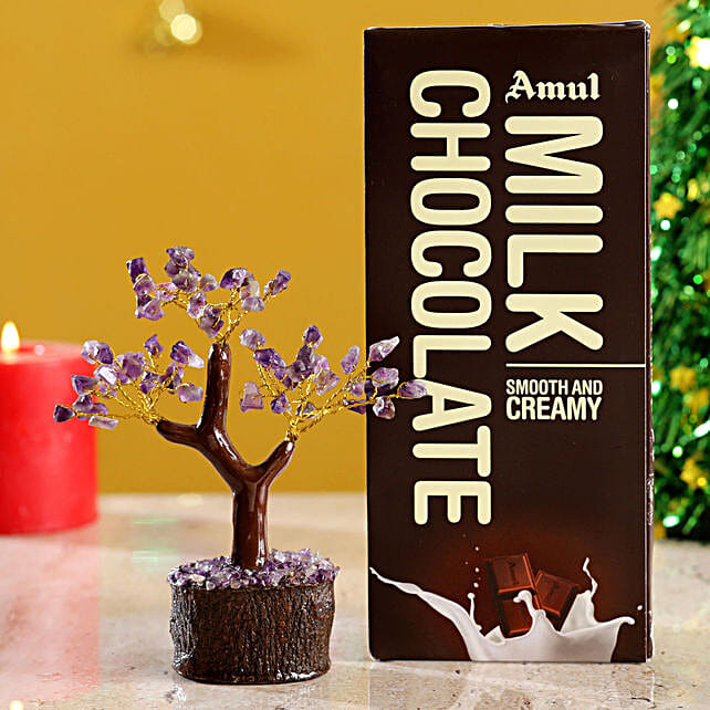 Colourful Stone Wish Tree & Chocolate israel | Gift Colourful Stone ...