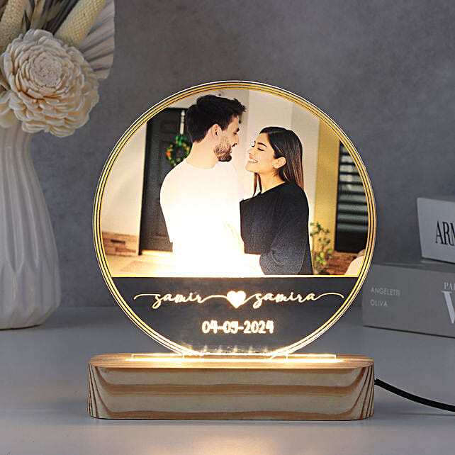 Personalised Glow Lamp japan | Gift Personalised Glow Lamp- FNP