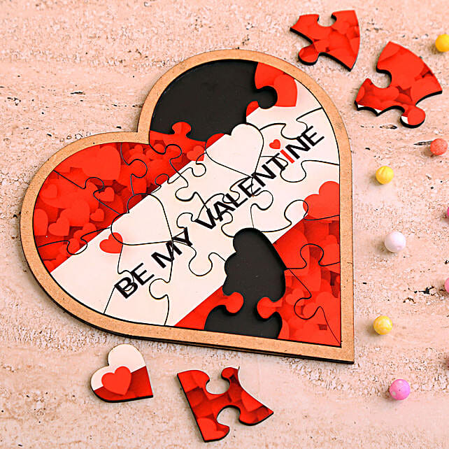 Be My Valentine Heart Shaped Puzzle kenya | Gift Be My Valentine Heart ...