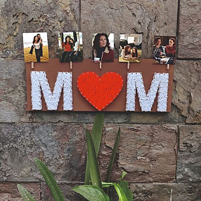 Personalised Mom Collage String Art korea | Gift Personalised Mom ...
