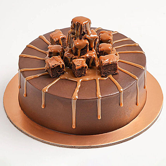 Special Brownie Caramel Cake kuwait | Gift Special Brownie Caramel Cake ...