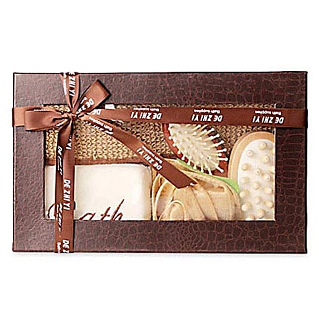 Buy/Send Brown Body Spa Kit Online- FNP