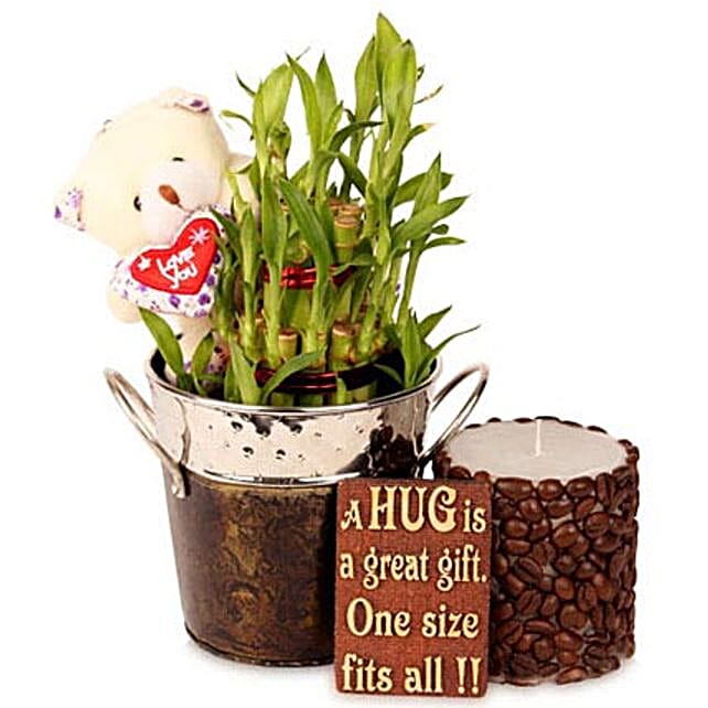 Buy/Send Lucky With Bamboo Hamper Online- FNP