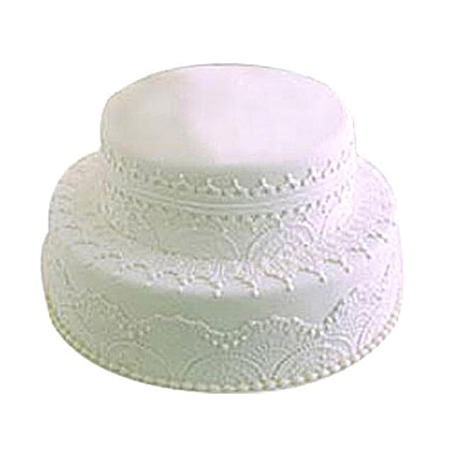 Buy/Send Two Tier Cake by FNP Online- FNP