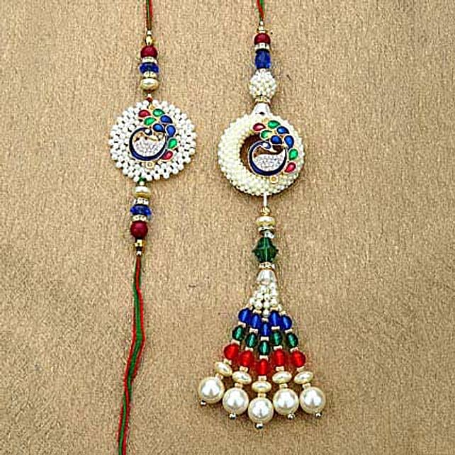 Buy/Send Hearty Feelings Lumba Rakhi Set Online- FNP