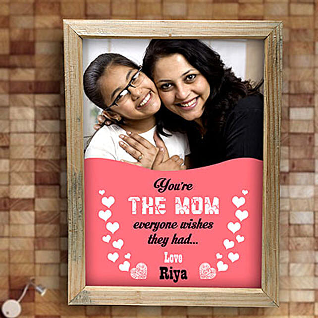 Buy/Send Best Mom Personalized Frame Online- FNP