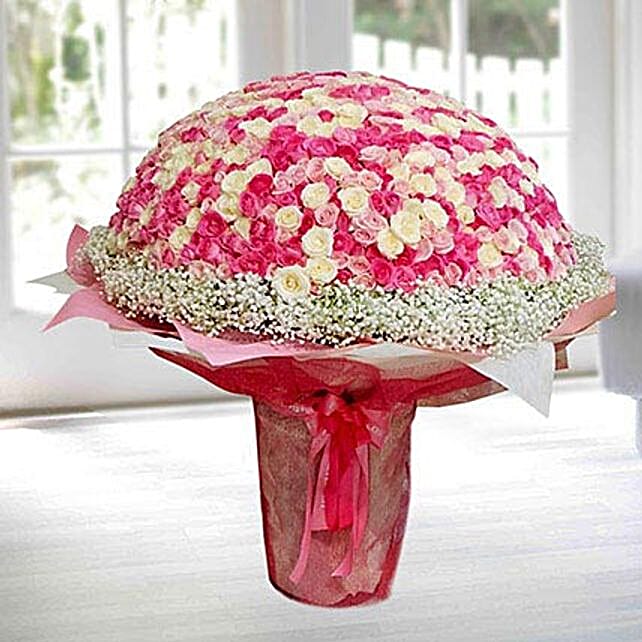 Buy/Send 1000 Roses Luxury Bouquet Online- FNP