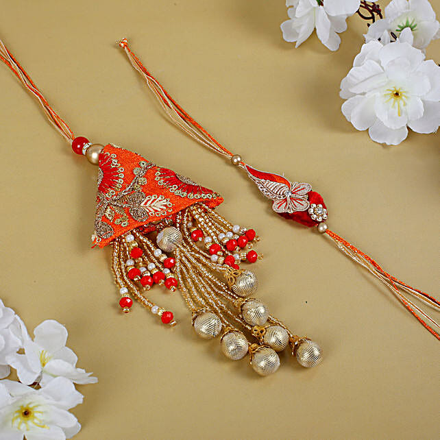Buy/Send Stylish Lumba Rakhi Set Online- FNP