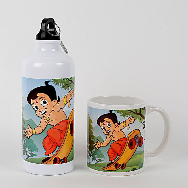 Buy/Send Chota Bheem Bottle & Mug Combo Online- FNP