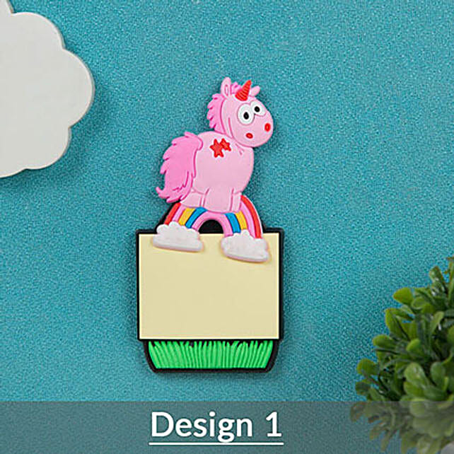 Buy/Send Cute Unicorn Sticky Notes with Magnetic Back Online- FNP
