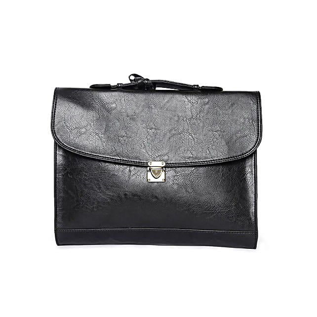 Buy/Send Purseus Professional File Messenger Bag- Black Online- FNP