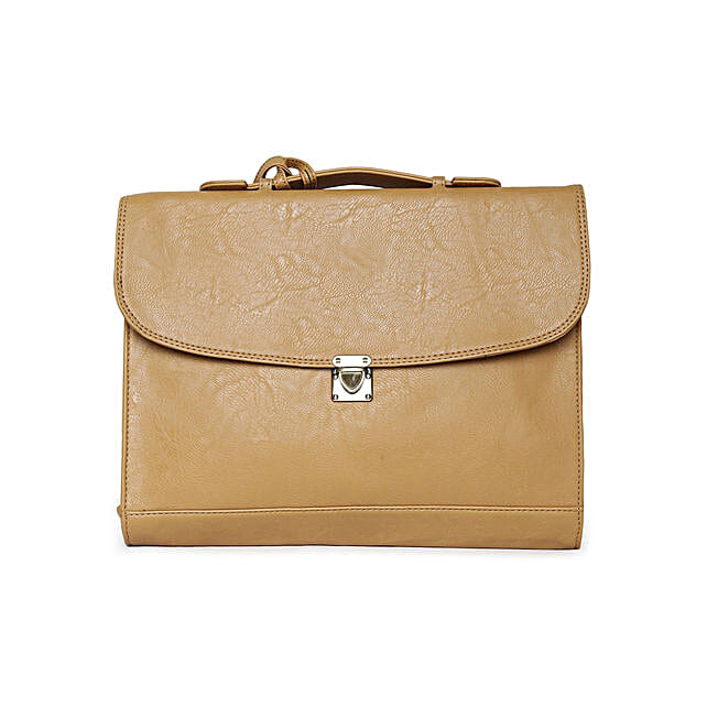 Buy/Send Purseus Professional File Messenger Bag- Walnut Brown Online- FNP