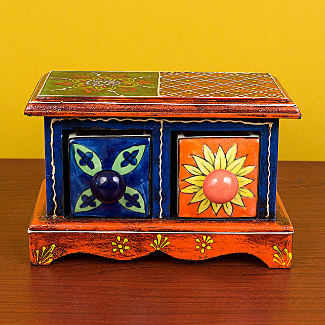 Buy/Send Dual Antique Trinket Drawer Set Online- FNP