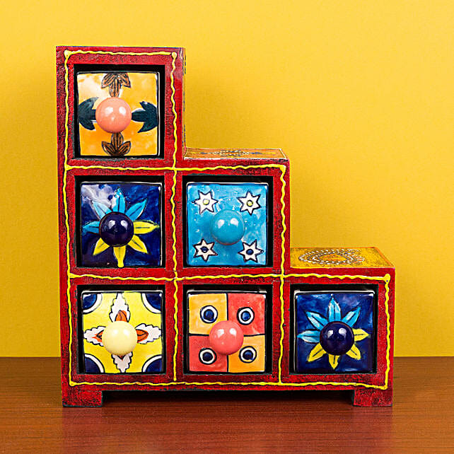 Buy/Send Vintage Trinket Drawers Set of 6 Online- FNP