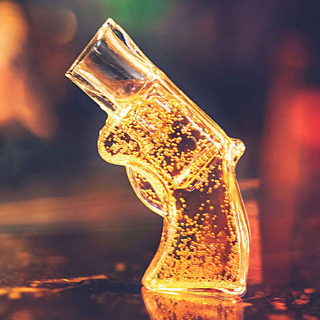 Buy/Send Revolver Shot Glass Online- FNP