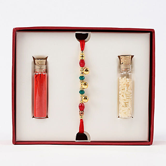 Buy/Send Three Bells Designer Rakhi Online- FNP