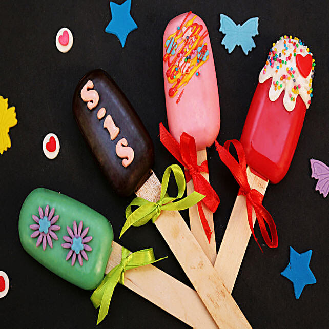 Buy/Send Pretty Cakesicles For Sister- Set of 4 Online- FNP