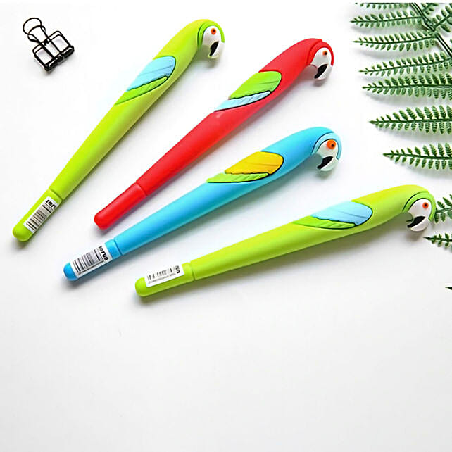 Buy/Send Parrot Shaped Pen Set Online- FNP