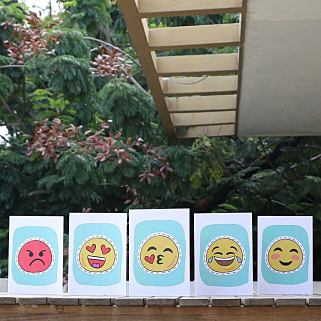 Buy/Send Adorable Emoji Cards Set Online- FNP