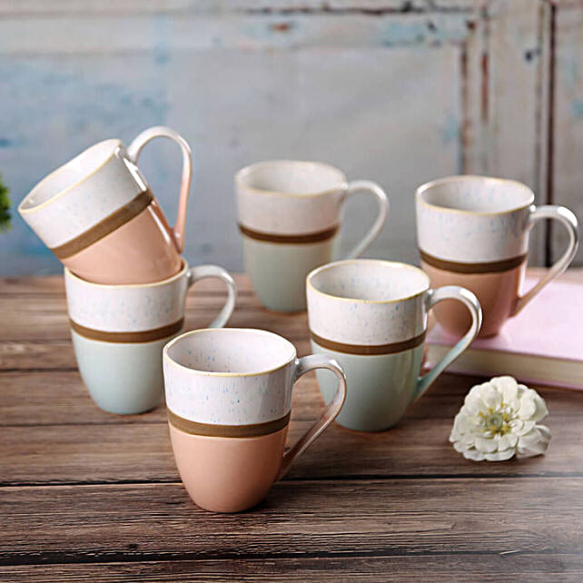 Buy/Send Pastel Shaded Tea Cup Set Online- FNP