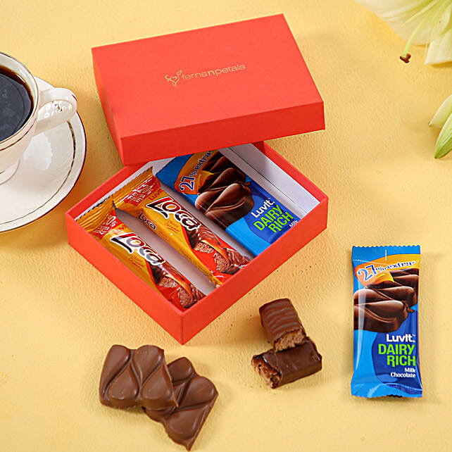 Buy/Send Delightful LuvIt Chocolate Box Online- FNP