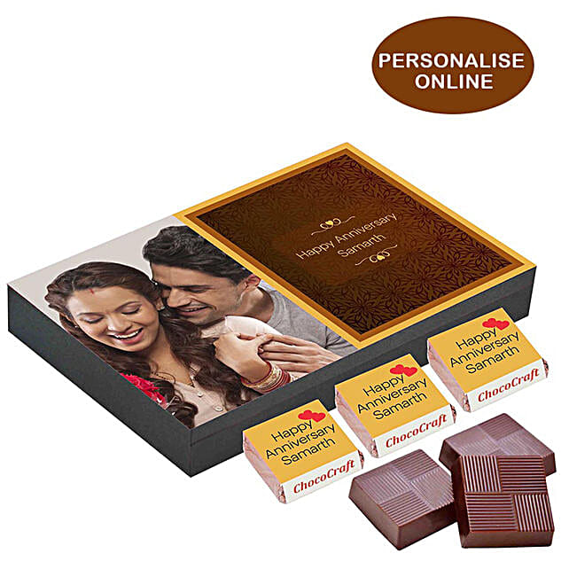 Buy/Send Delicious Personalised Chocolate Box Online- FNP