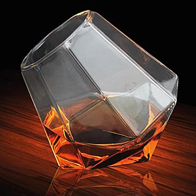 Buy/Send Classy Diamond Whisky Glass Online- FNP